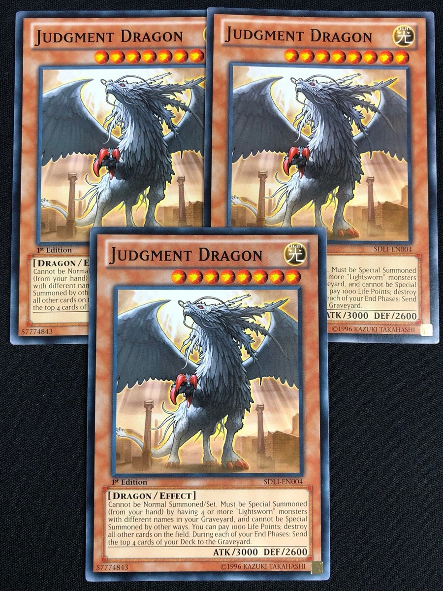 Judgment Dragon Yugioh Top Decks Yu Gi Oh! Judgment Dragon BLC1 EN012