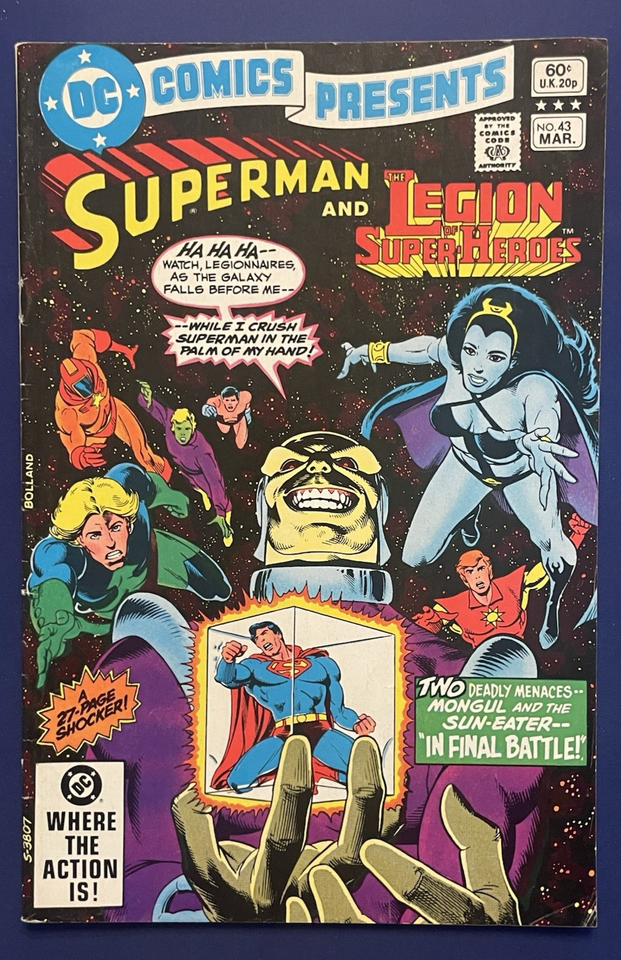 Lot Of 13 DC COMICS PRESENTS SUPERMAN & (Aug. 1979- Oct. 1982)- Bronze ...