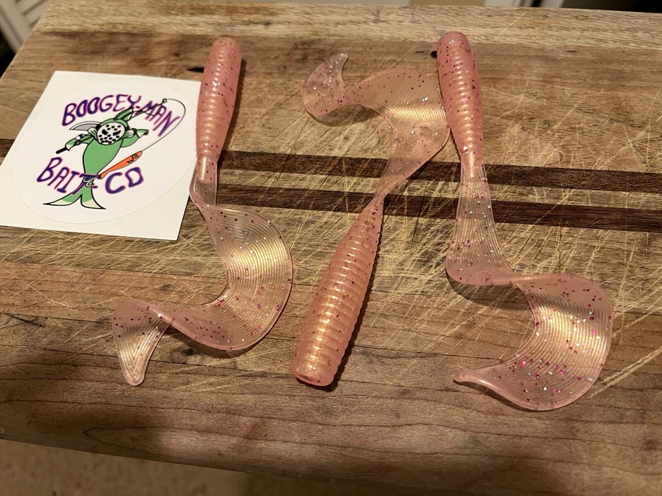 Boogey Man Bait Co. 8” Saltwater Fishing Grub Lingcod Rockfish Grouper ...