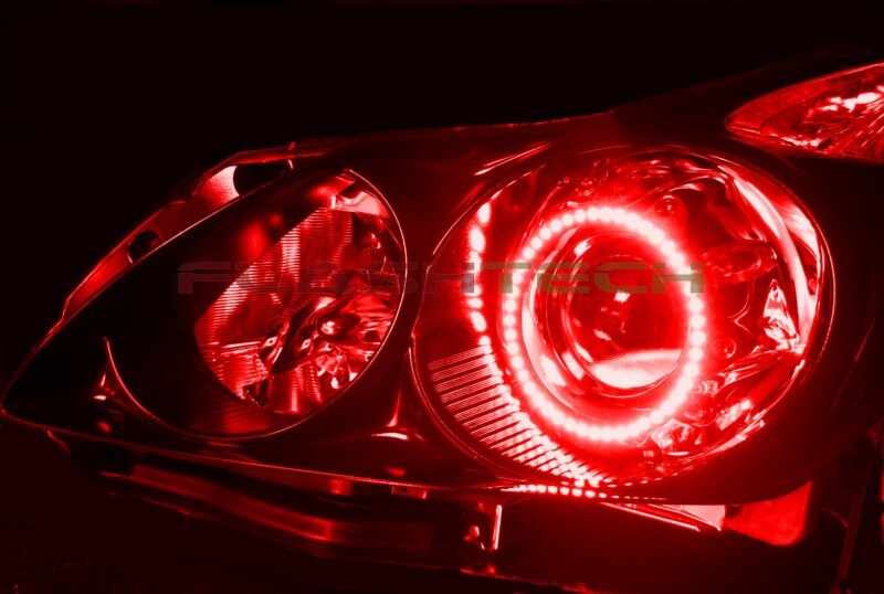 Bright Red Angel Eye Headlight Halo kit for Infiniti G37 08-13 | eBay