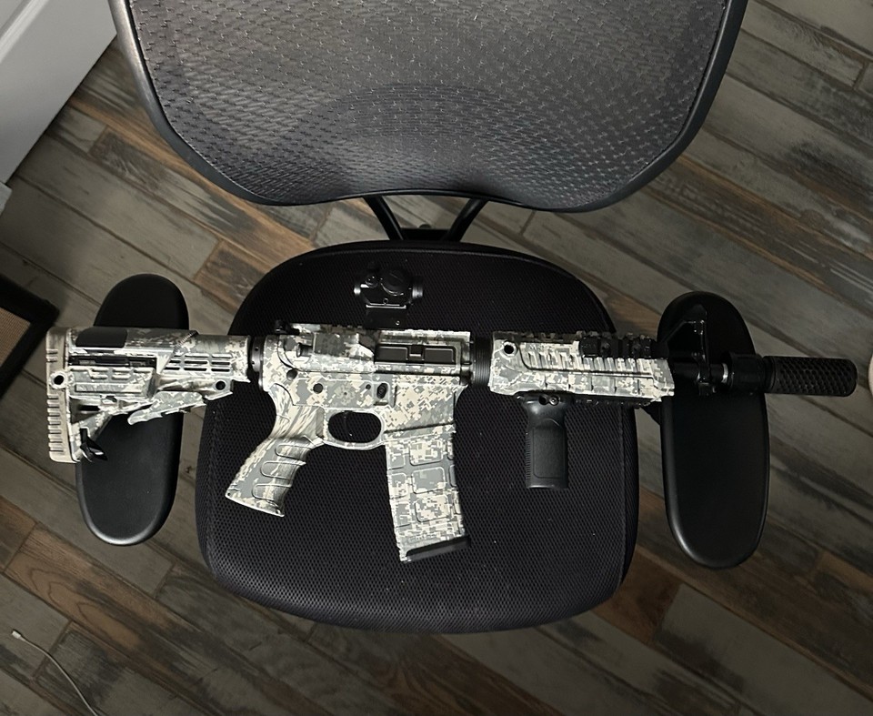 Hydro dipped custom AEG airsoft gun with upgraded internals | eBay