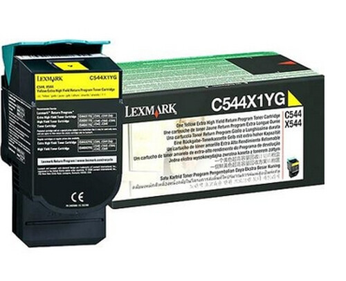 Lexmark C544, X544 Jaune Extra Haute Rapport Return Programme Toner LBP (4K) 734646083560 | eBay