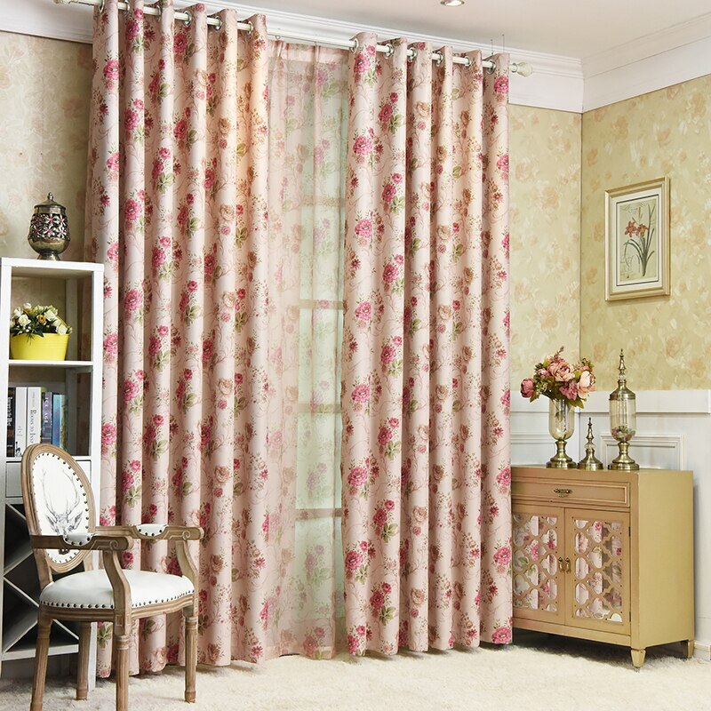 Foral Pattern Curtains for Bedroom Living Room Window Blackout Curtain Drapes | eBay