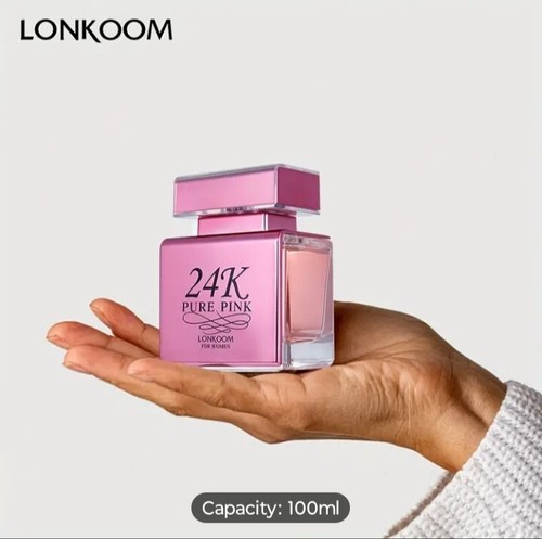 Lonkoom 24K Pure Pink - Fragrance for Women -100ml/ 3.4oz EDP Spray | eBay
