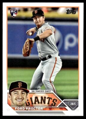 Ford Proctor 2023 Topps Series 2 Two | Rookie Card RC #472 San ...