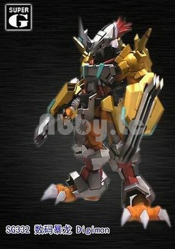 Digimon WF2014 SUPER-G WarGreymon War Greymon X-evolution Resin Full ...