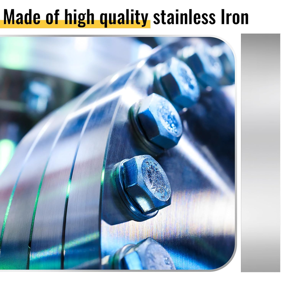 24 Pcs 304 Stainless Steel Strips Shim Stock Metal Shims 1" Width X 6 ...