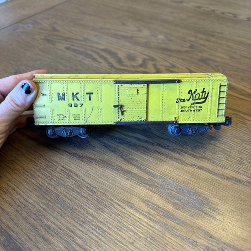 American Flyer S Scale The Katy - MKT 637 Yellow Box Car | eBay