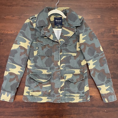 Madewell Womens XS Outbound Jacket Utility Camo Camouflage Military 100 ...