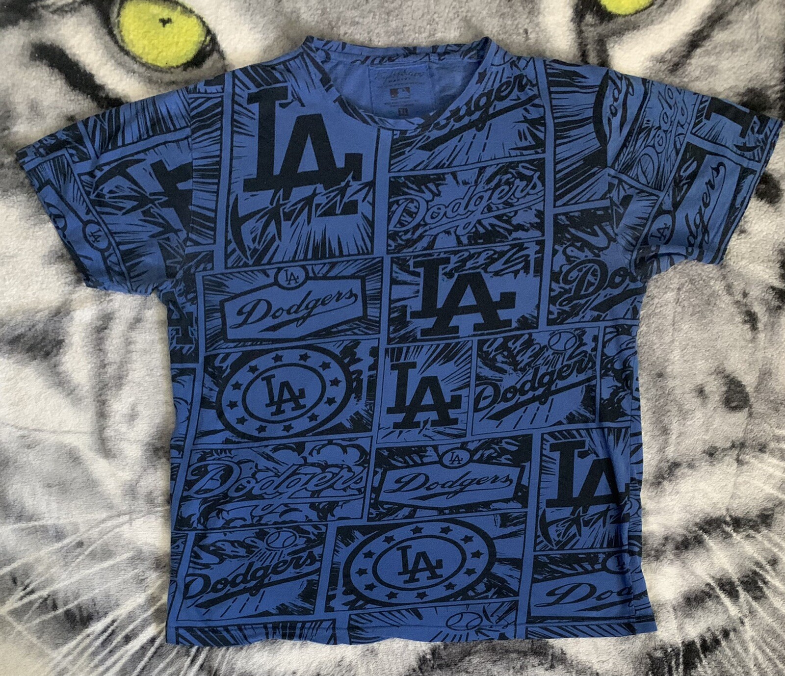 Rare Vintage Dodgers Wright & Ditson MLB Pop Art Comi… - Gem