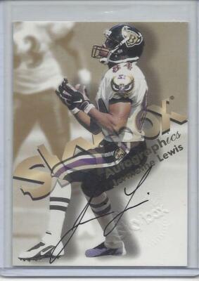 JERMAINE LEWIS 1998 SKYBOX AUTOGRAPHICS RAVENS ON CARD AUTO | eBay