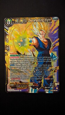 SS Vegito, Overwhelming Might BT20-099 SR Foil NEW Power Absorbed | eBay