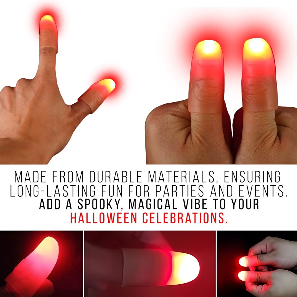 Magic Finger Lights – 4PCS Light-Up Magic Thumb Toy | Magic Thumbs ...