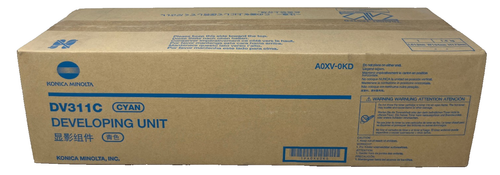 Konica Minolta A0XV-0KD DV311C Developing Unit Original Cyan Bizhub ...