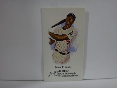 2008 Topps Allen and Ginter Mini Dodgers Baseball Card #2 Juan Pierre ...