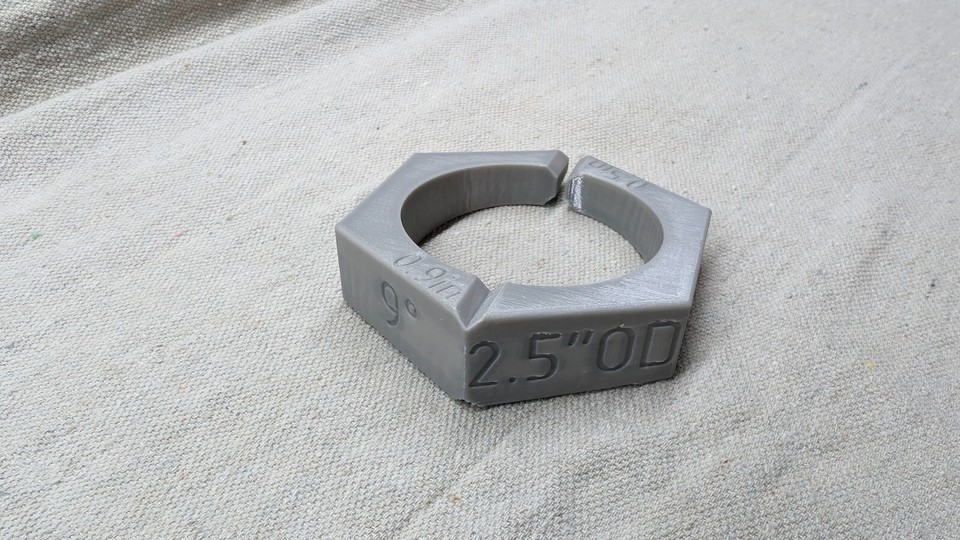 Exhaust Pie cut jig template 9 and 15 degree 1.5"-5" set turbo ...