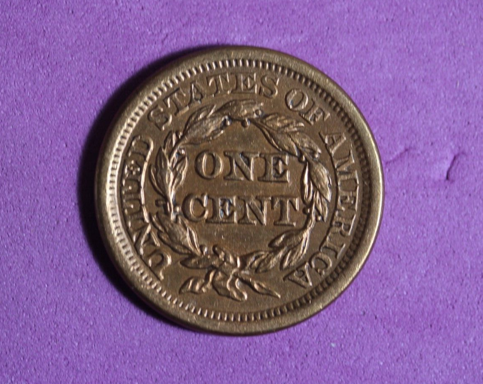 1854- Head Large One Cent Coin #P17596 | eBay