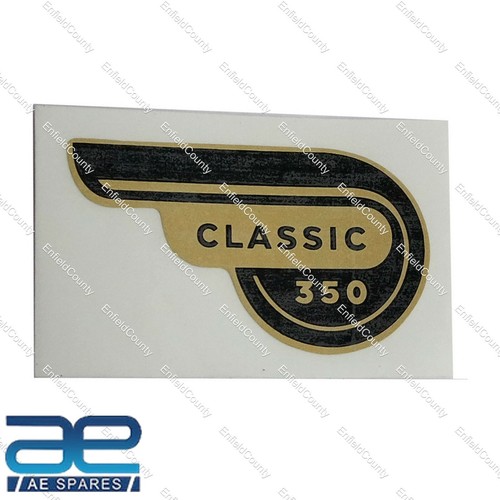For Royal Enfield Classic 350 Black & Golden Tool Box Decal Sticker ...