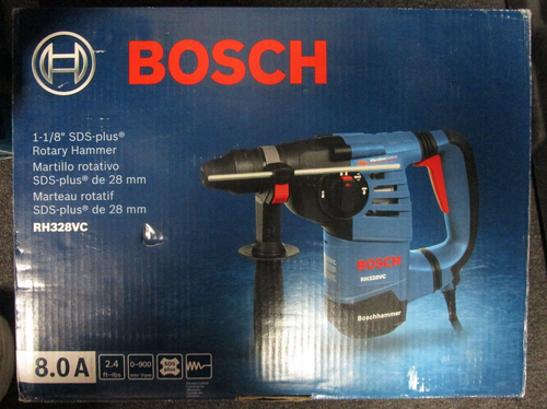 Bosch RH328VC 1-1/8-Inch 8 Amp Corded Variable Speed Rotary Hammer ...