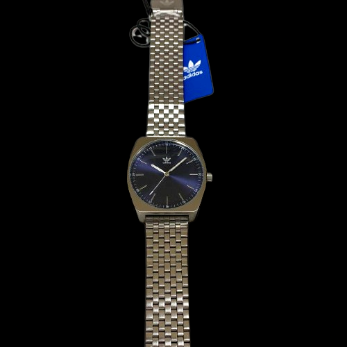 adidas watch : Process_M1 Wristwatch Working Men with box Silver Used ...