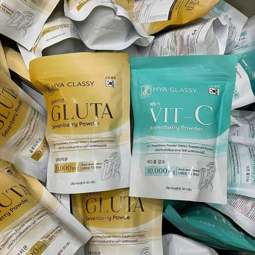Hya Classy Gluta Collagen Dipeptide Whitening+ Vit c Supplement Glutathione | eBay
