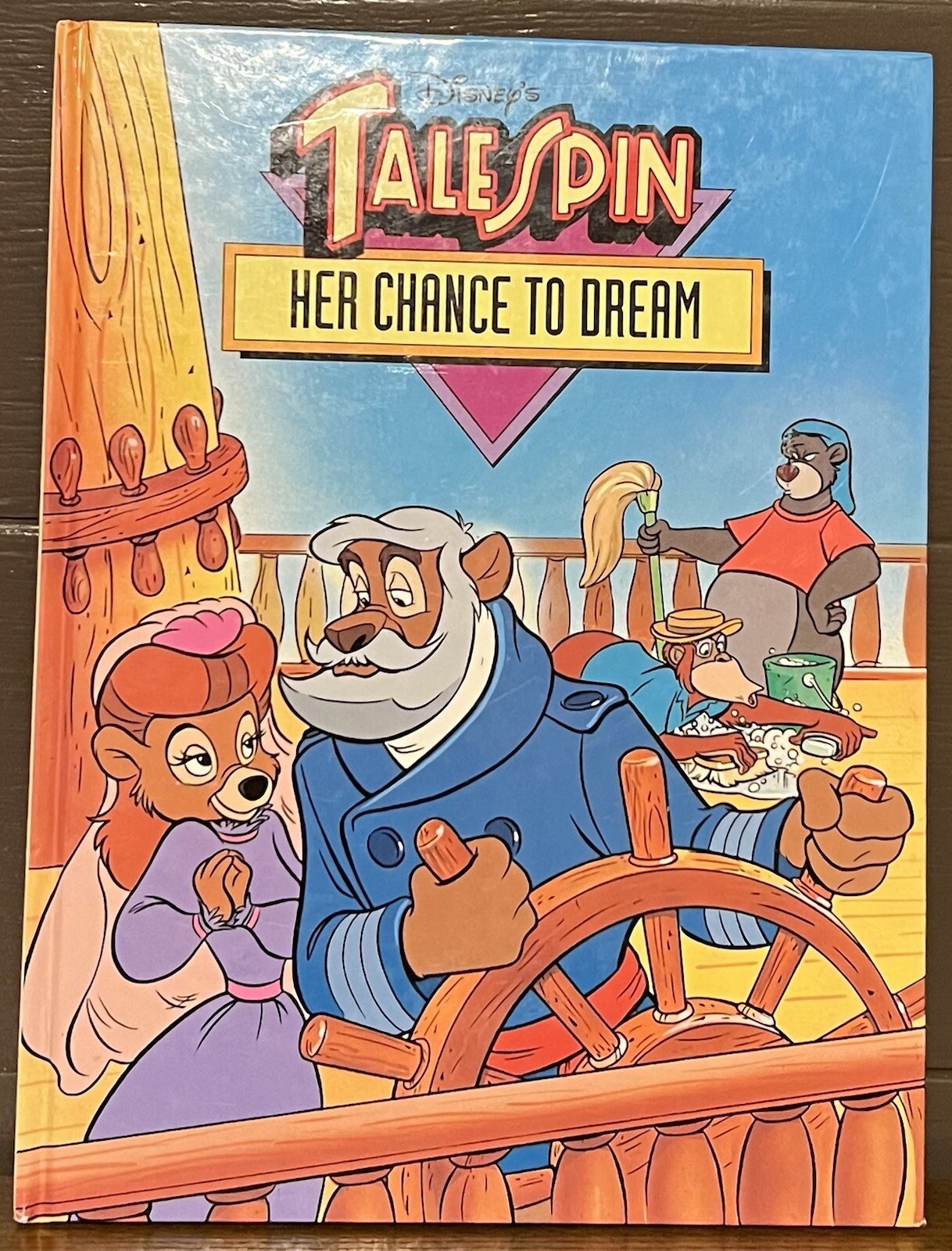 1991 Walt Disney Company Talespin Her Chance To Dream Hadcover Book ...