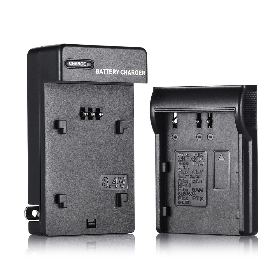 2Pcs EN-EL3e 2200mAh Battery + Charger for Nikon D50 D70 D70s D80 D90 ...