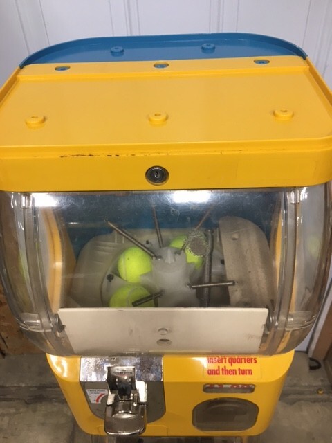 Tennis Ball Vending Machine Includes Lock & Key Tennis Ball Coin ...