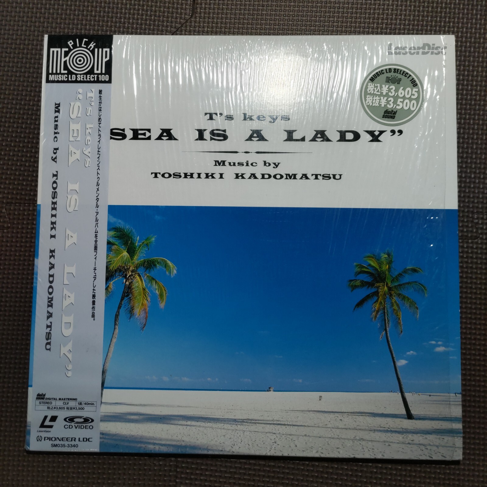 TOSHIKI KADOMATSU / T'S KEYS "SEA IS A LADY" SMJ035-3340 JAPAN ISUE 1 ...