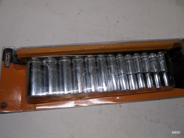 GearWrench Gear Wrench 1/4 Inch Drive 13pc Metric Deep Socket Set Matco ...