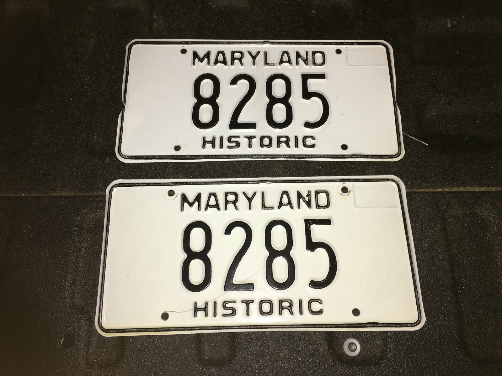 Maryland Historic Motor Vehicle tags license plates 8285 | eBay