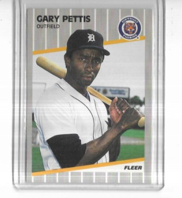 1989 Fleer #141 Gary Pettis Detroit Tigers | eBay