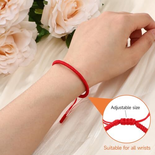 Handmade Red String Bracelet Authentic Blessed Tibetan Buddhist Monks ...