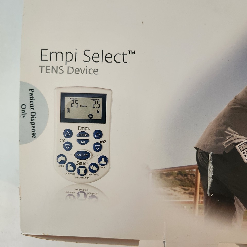 EMPI Select T.E.N.S. Device Pain Manage System Device Complete New Open ...