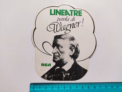 Wagner Linea Tre RCA Sticker Autocollant Vintage 80s Original | eBay UK