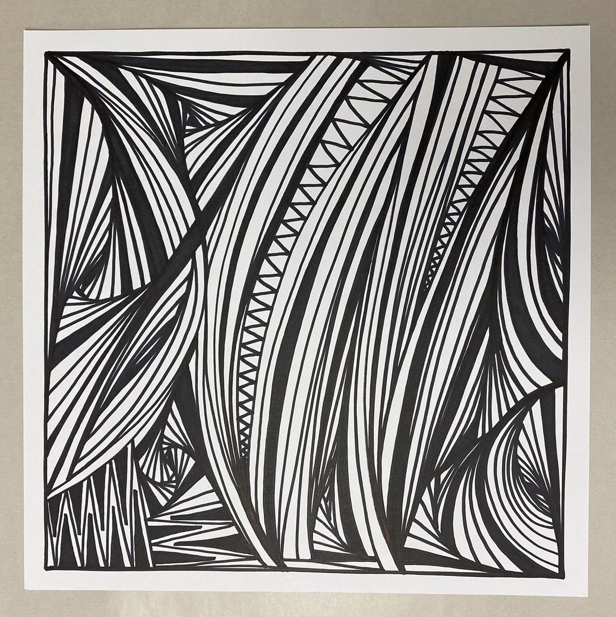 Illusion Line Drawings