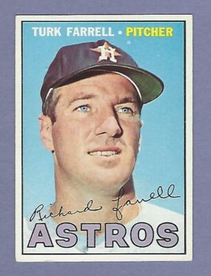1967 Topps - #190 Turk Farrell - Houston Astros - ExMt CENTERED | eBay