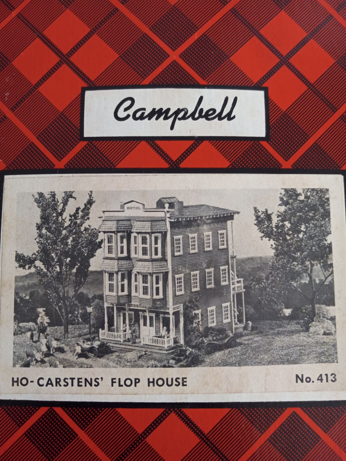 Vintage Campbell Carstens' Flop House Building Kit HO Scale Models No ...