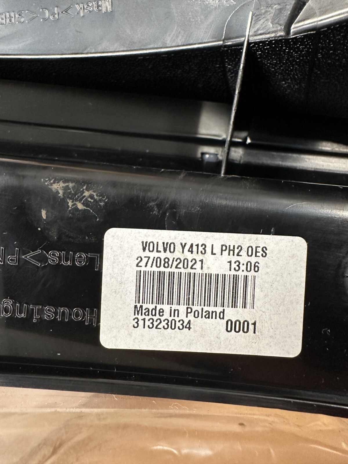 Volvo XC60 2013-2018 Left Rear Tail Lamp 31323034 | eBay