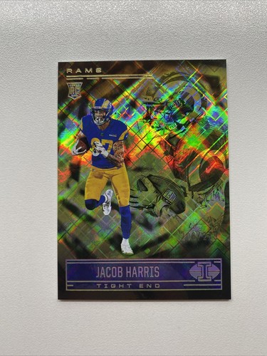 2021 Panini Illusions - Jacob Harris #96 Trophy Collection Yellow ...