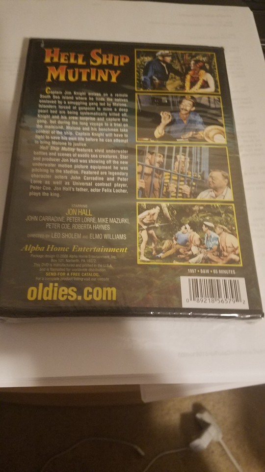 Hell Ship Mutiny NEW DVD 89218565792| eBay