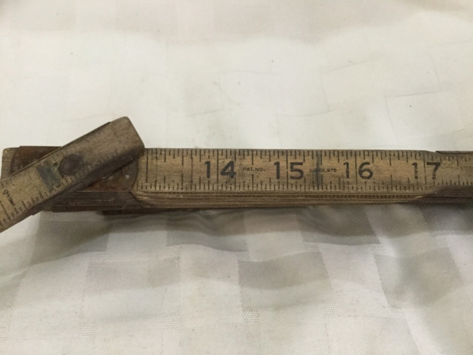 Folding Ruler Yardstick 6 Feet Wood USA Vintage | eBay