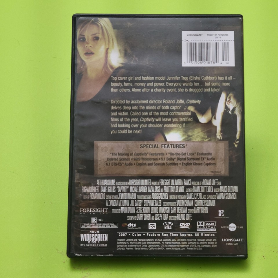 Captivity (DVD, Widescreen 2007) -- 📀 31398218777| eBay