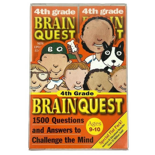 Brain Quest 4th Grade 1500 Questions Answers Math Science English ...