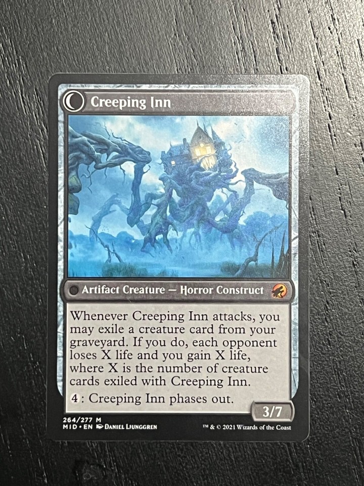 MTG - Hostile Hostel Creeping Inn - Innistrad: Midnight Hunt - Mythic ...