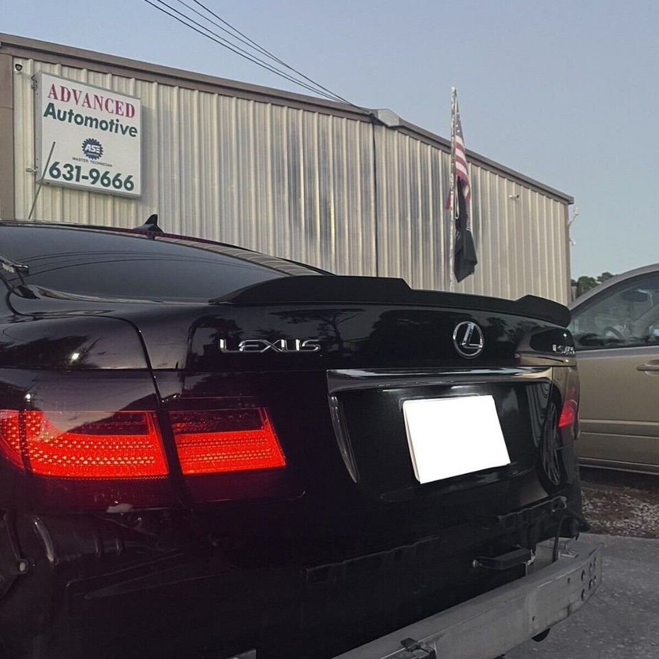 284FC Rear Duckbill Trunk Lip Spoiler Wing Fits 2007~2017 Lexus LS460 ...