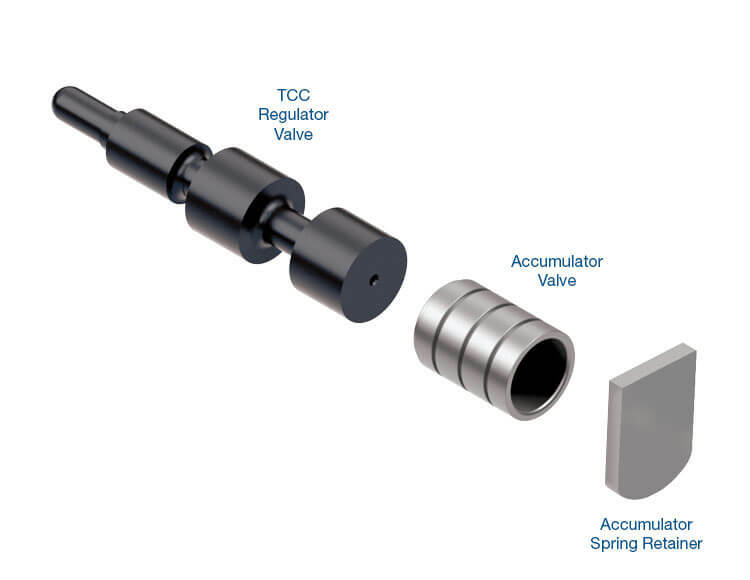.For 45/545RFE,66/68RFE,Oversized TCC Regulator &Accumulator Valve Kit ...