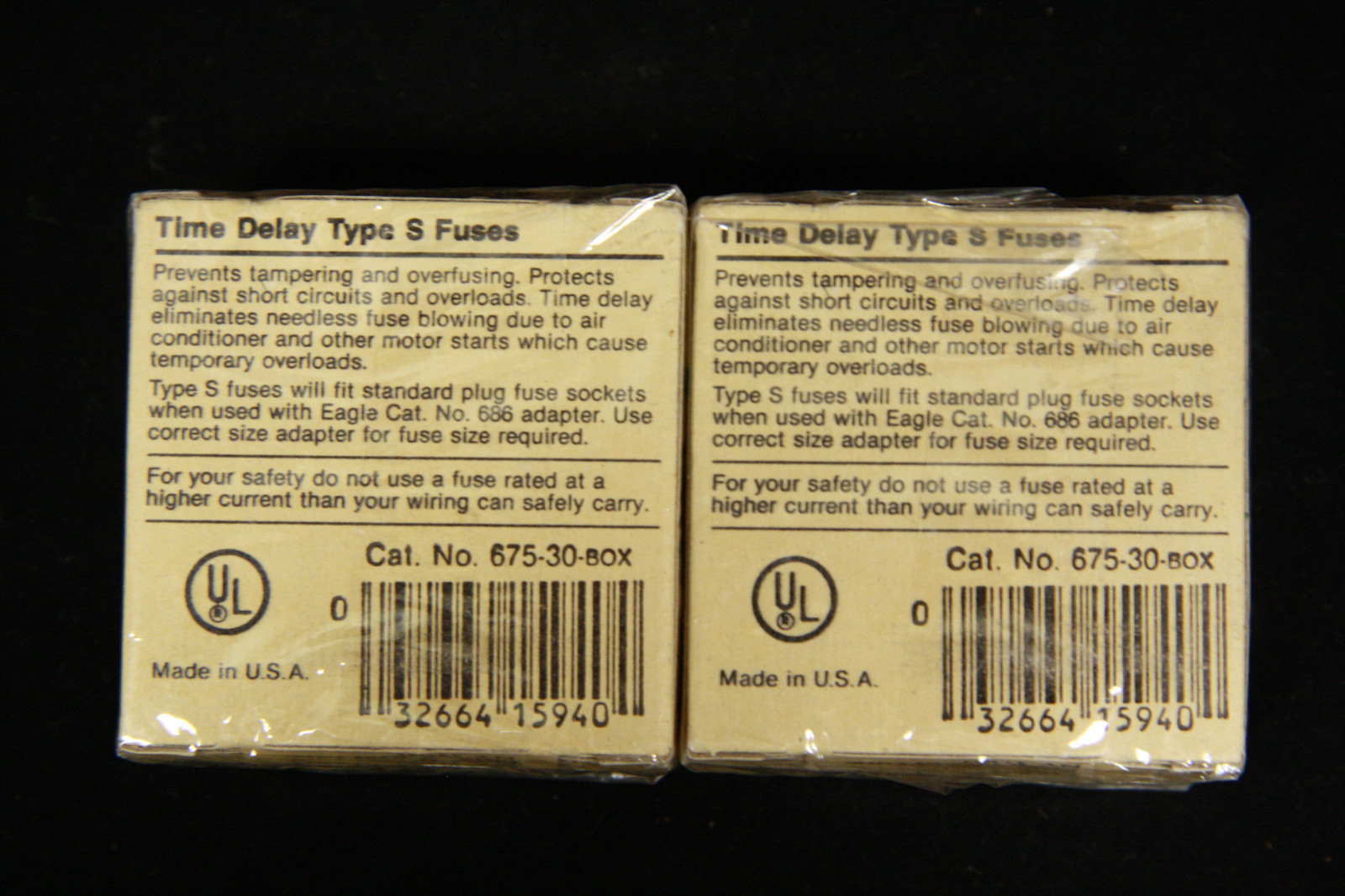 Eagle 675-30 Type S Fuses 30 Amp 125v Screw in Time Delay Fuse for sale ...