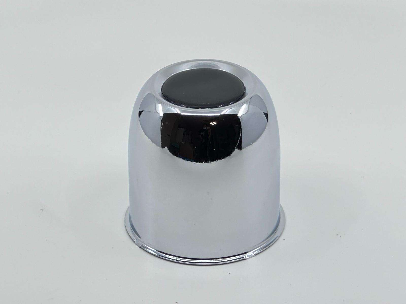 4 Push through Chrome Center Cap 5 lug Trailer Wheel Rims 3.30" Bore w ...