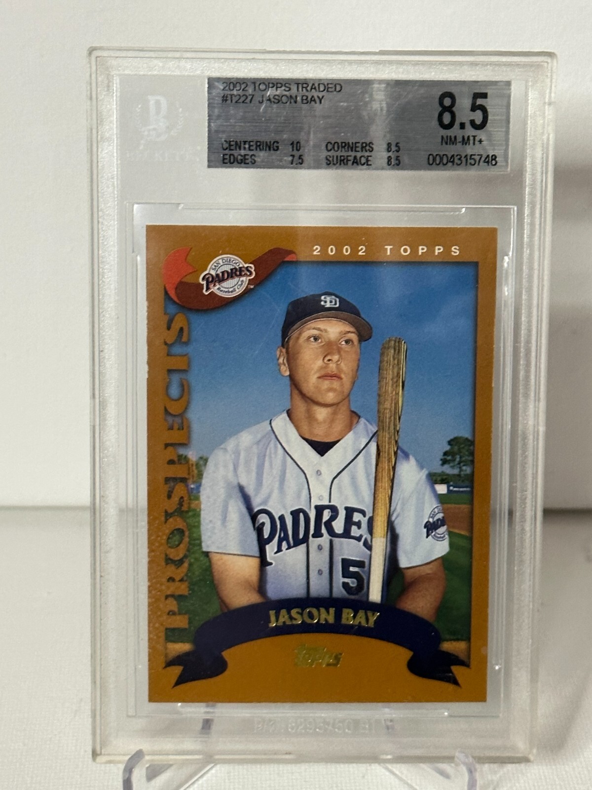 2002+Topps+Traded+-+Prospects+%23T227+Jason+Bay+%28RC%29 for sale ...